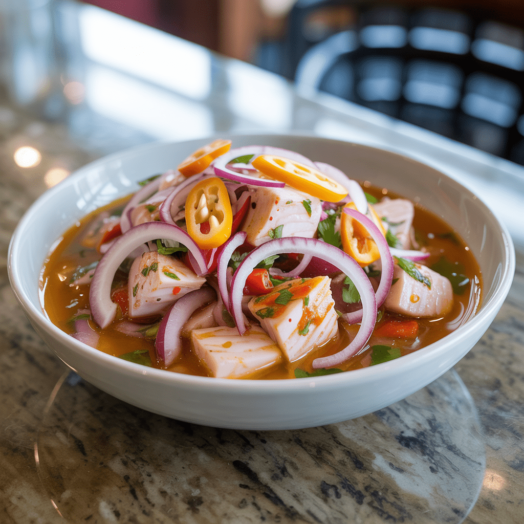Découvrez le ceviche de poisson irrésistible et frais